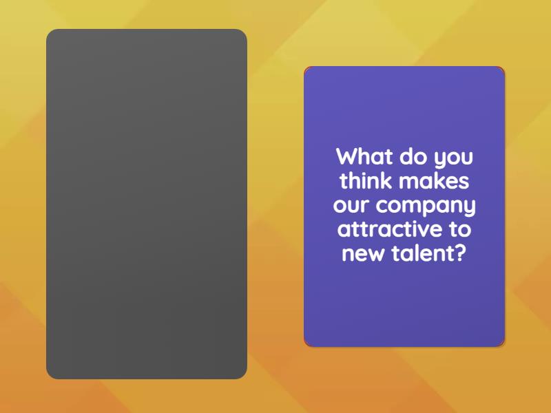 Talent management 2! - Speaking cards