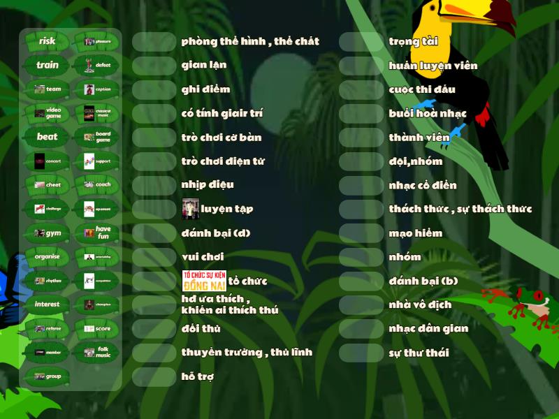 Unit 3 Fun and Games - Match up