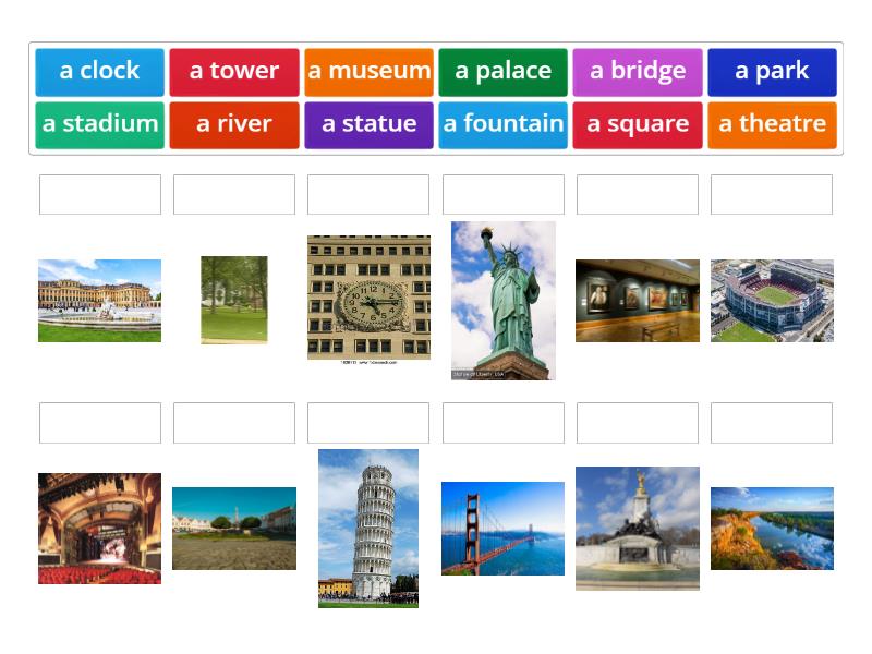 Project 3 - Unit 4A - Places - Match up