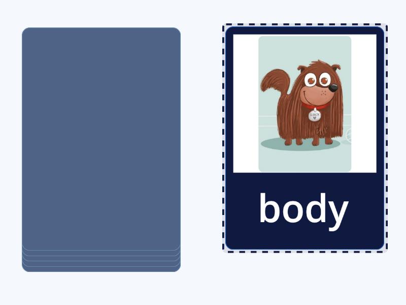 Power Up Start Smart Unit 5. Body parts - Speaking cards