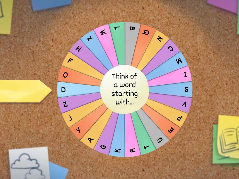 ALPHABET ROULETTE - Spin the wheel
