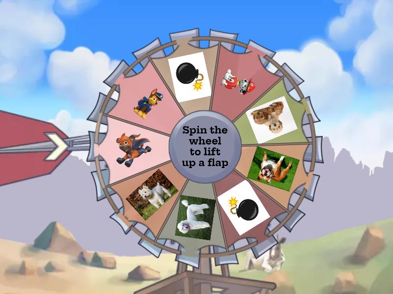 paw patrol spinner - Random wheel