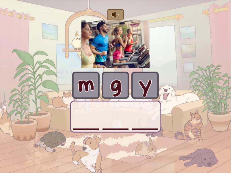 Places in my town - Anagrama