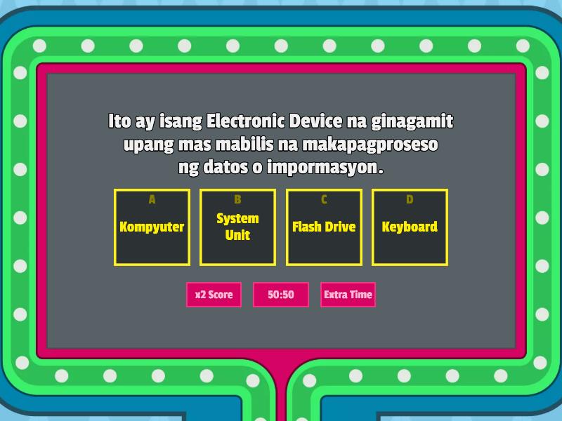 Mga Bahagi ng Computer System - TV-visailu
