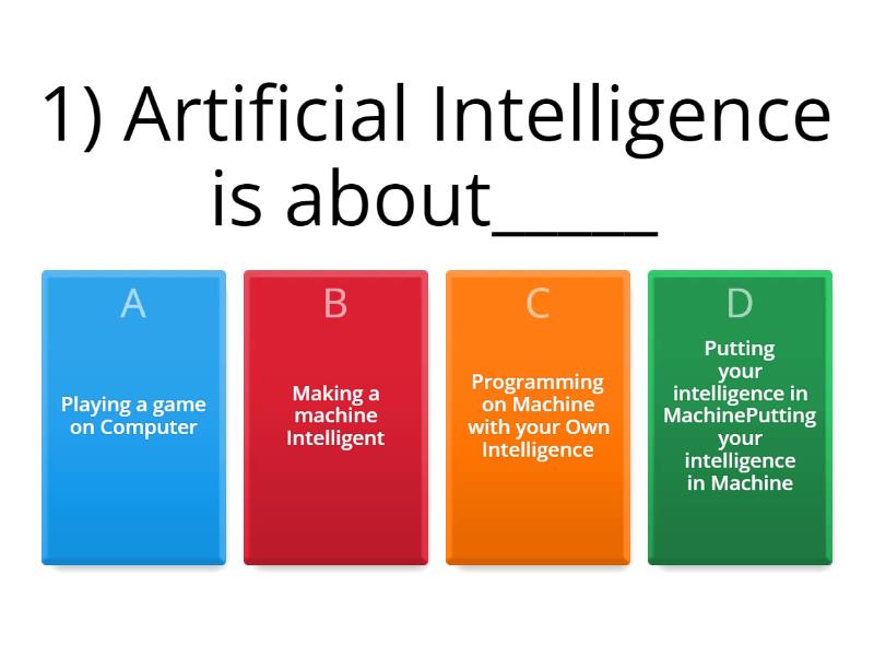 Artificial Intelligence - Quiz