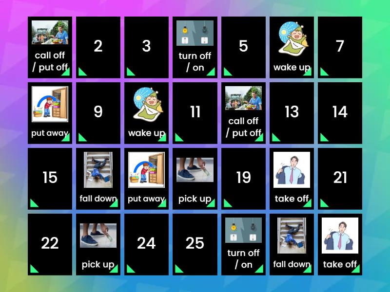 Phrasal verbs - Parejas