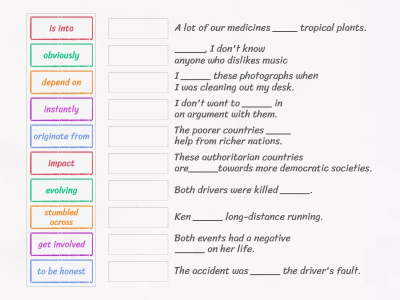 Music. Fill in the gaps with the key words. + Find the match - Match up