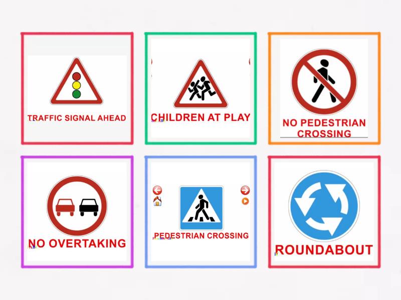 additional road signs - Flip tiles