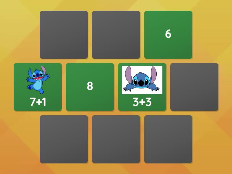 Somando com o Stitch - Matching pairs