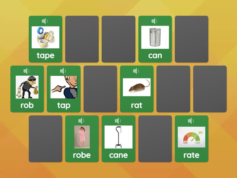 Magic E-cvce and cvc - Matching pairs