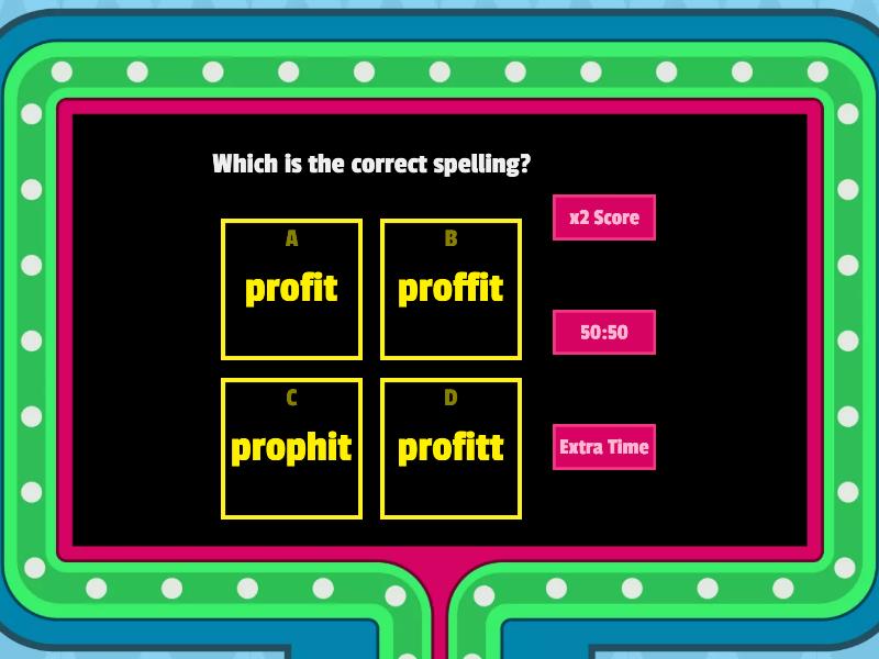 Adding Suffixes To Words Ending In Fer Gameshow Quiz
