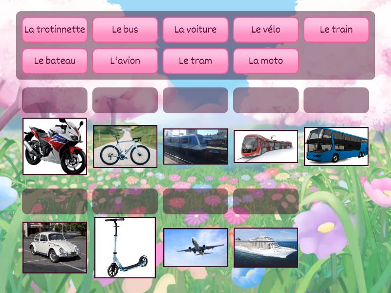 Transport vocabulaire - Match up