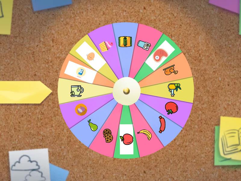 Manana A1 5 La comida - Random wheel