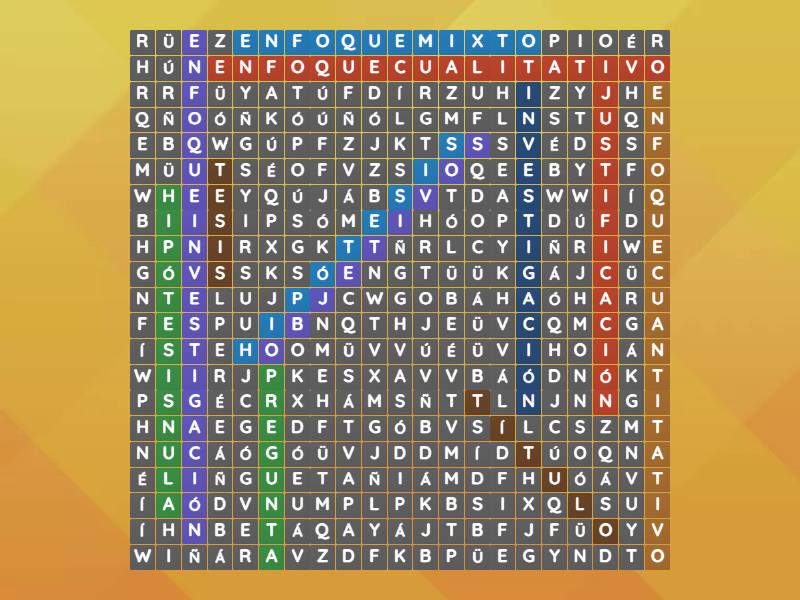 Elementos del planteamiento del problema S2 - Wordsearch