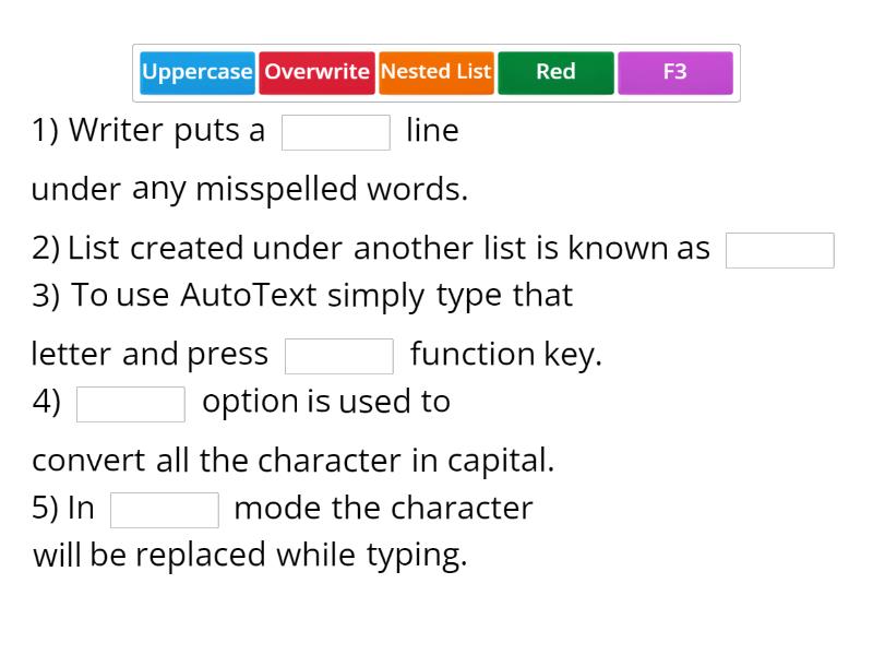 Std-9 Chapter-10 Editing and Formatting Documents - Activity-5 ...
