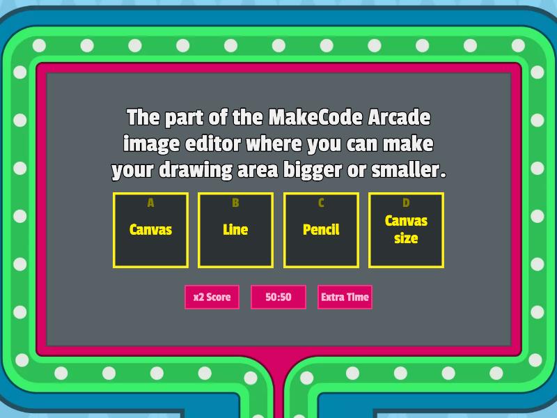 Arcade Image Editor - Gameshow quiz