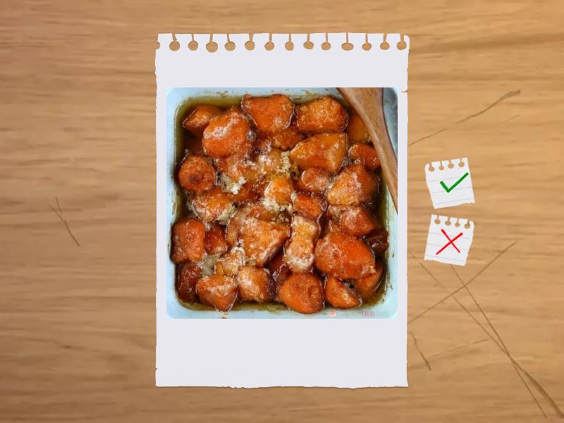 2. US dishes - Flash cards