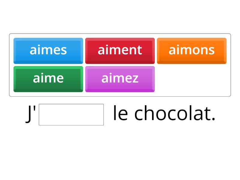 FR1- Les verbes en -er - Complete a frase