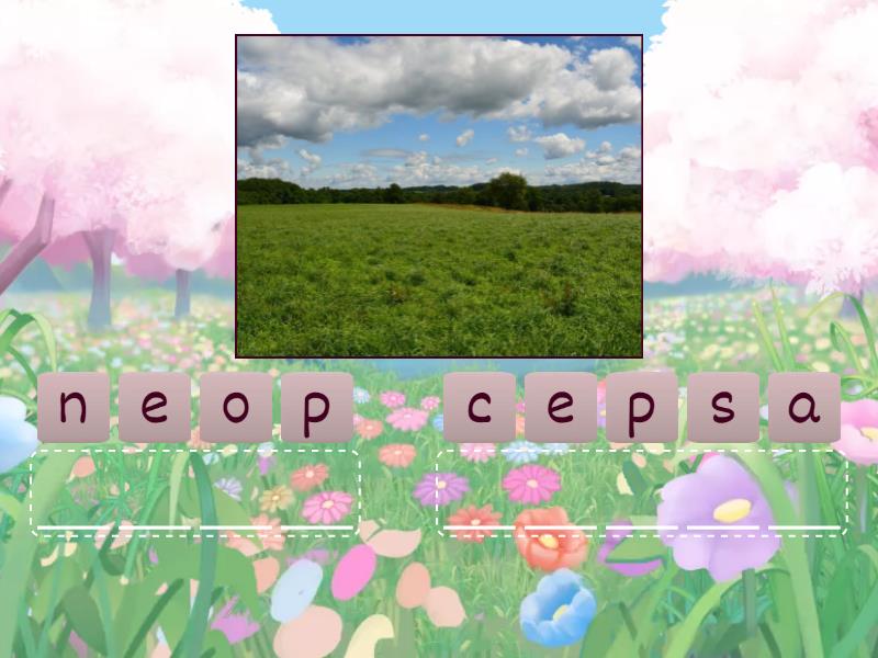 Speakout B2 Unit 2B Nature Voc - Anagram