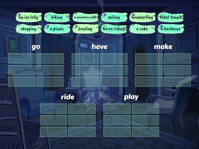 GMF 4 Unit 5 - free time activities - Group sort
