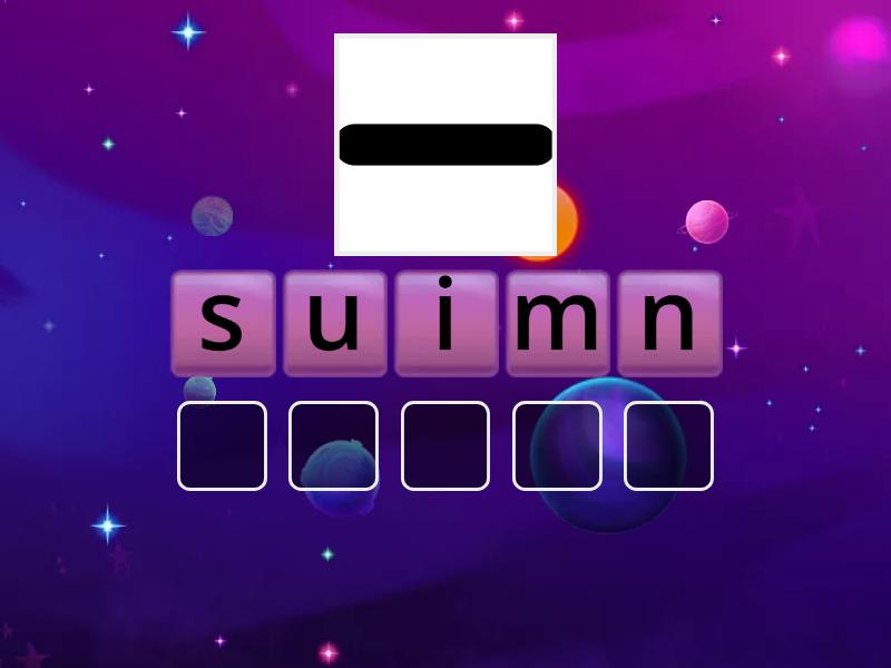 TAT3: Sight words - Anagram