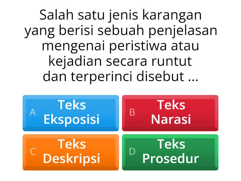 QUIZ TEKS NARASI - Questionário