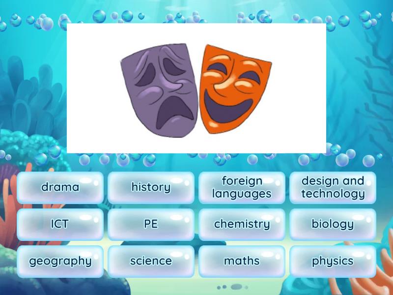 Prepare 3 Unit 5 school subjects - Find the match