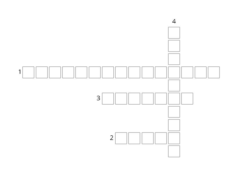 science puzzle unit - Crossword