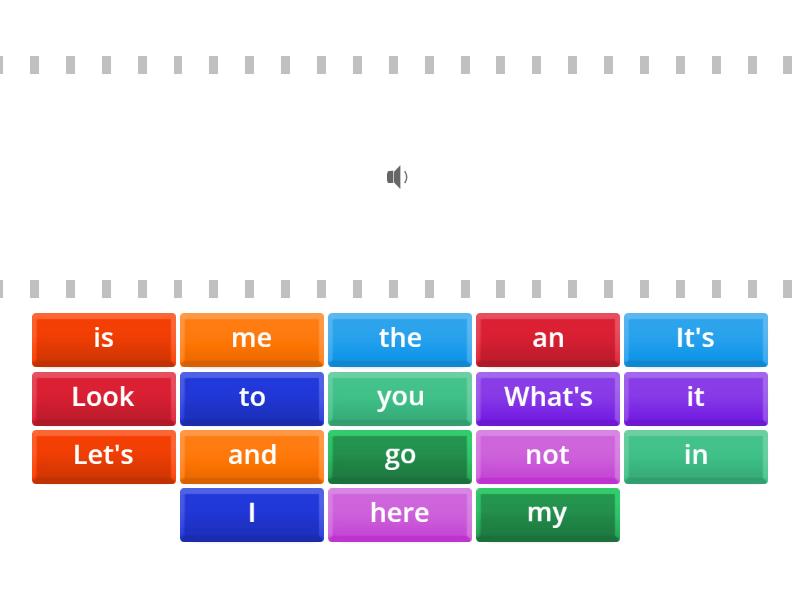 Sight Words - Find the match