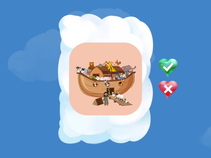 Noah's Ark: Story Sequencing 2 - Flash cards