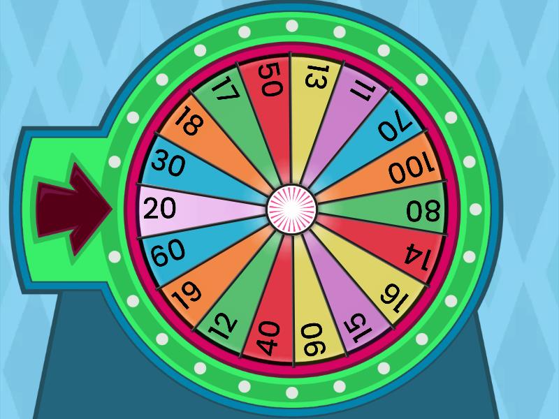 Wheel bingo CRASH - Spin the wheel