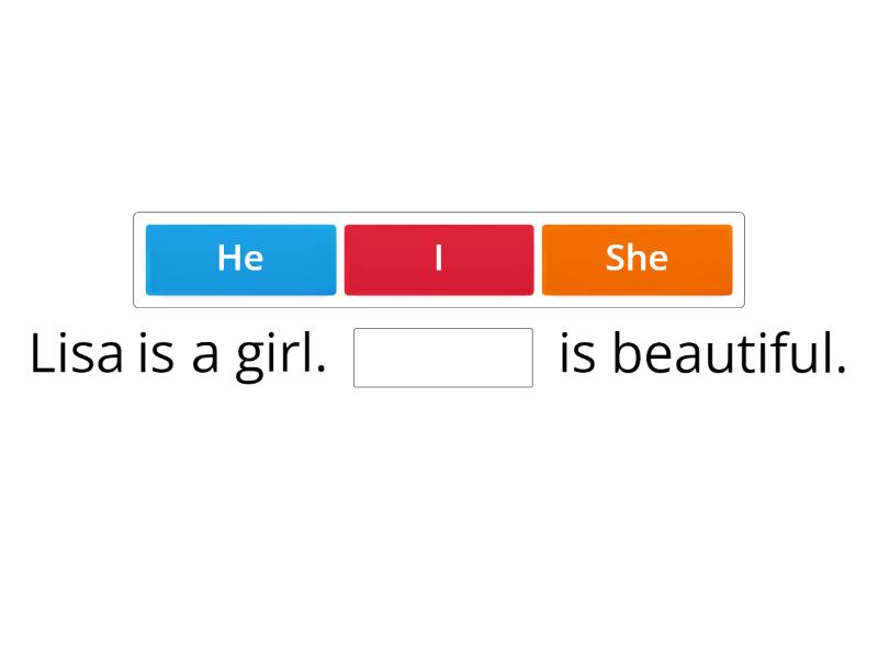 Pronoun - Missing word