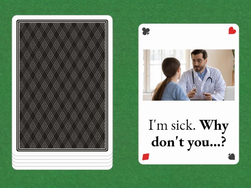Making Suggestions - Speaking cards