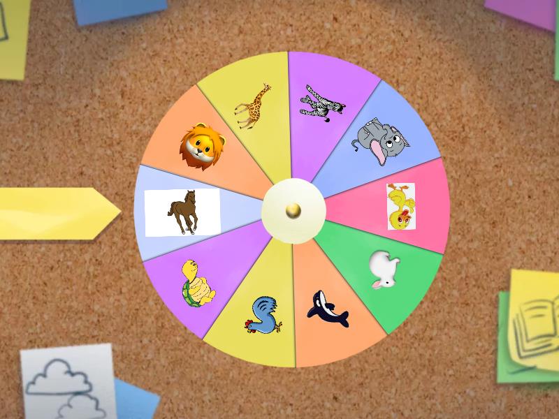 LA RUEDA DE LOS ANIMALES - Spin the wheel