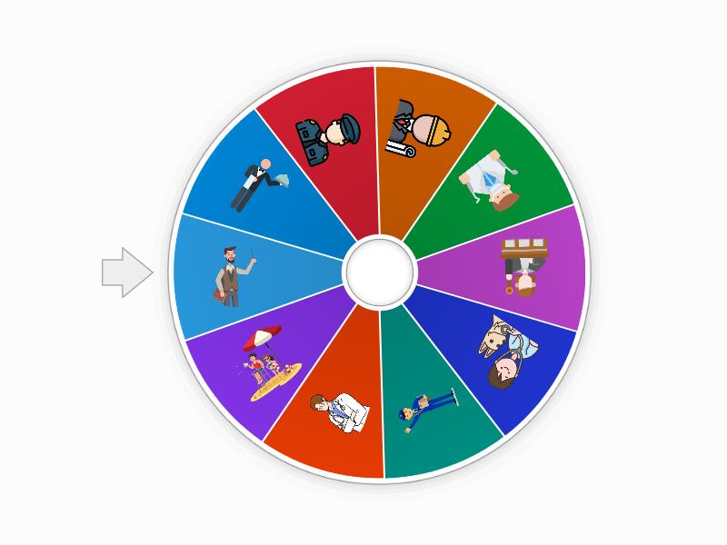 RULETA DE LAS PROFESIONES - Spin the wheel