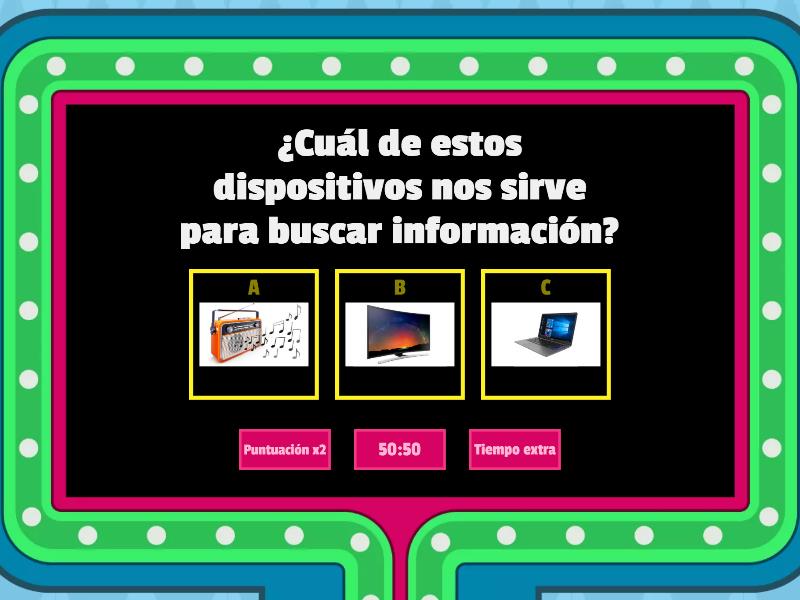 1° básico: El computador y sus partes. - Gameshow quiz