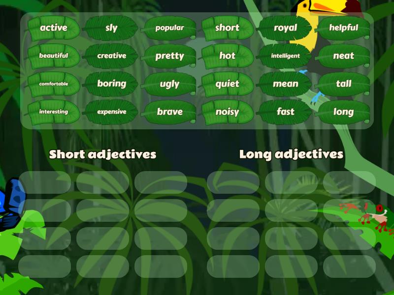 2a6 Long Or Short Adjectives Group Sort 5854