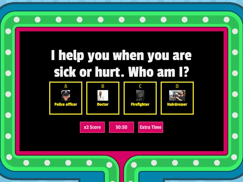 Community Helpers game - Gameshow quiz