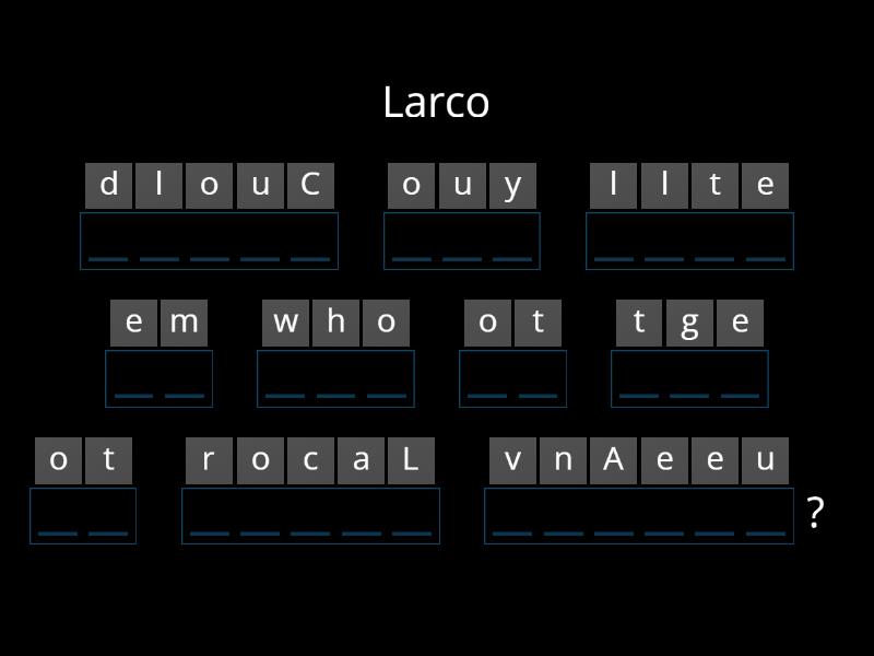 B07 asking for and giving directions - Anagrama