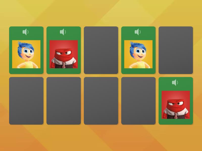 Memory Inside Out - Matching pairs