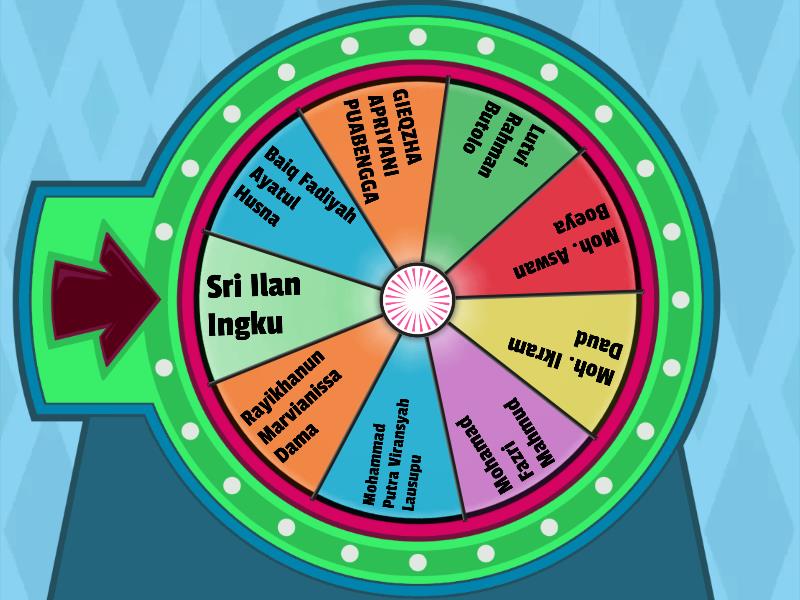 NAMA SISWA KELAS.6 PJOK - Random wheel