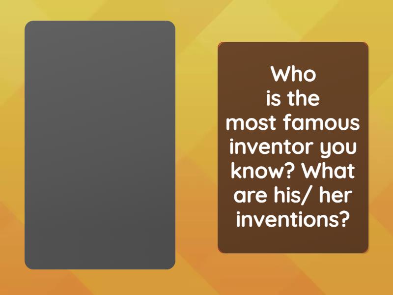 IELTS 6.5 Speaking Part 3 - Inventions Discussion - Speaking cards