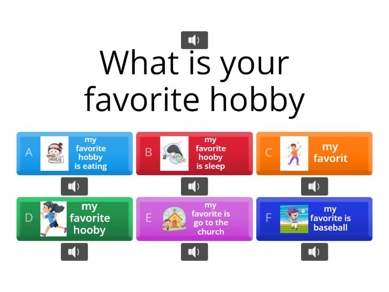 what is your favorite hobby - Quiz