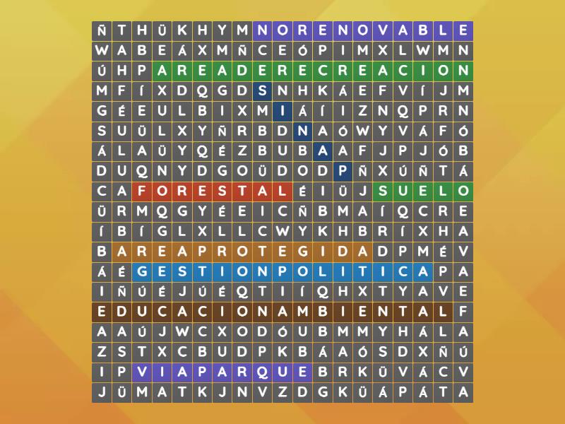 Actividad interactiva 4 encuentro - Wordsearch
