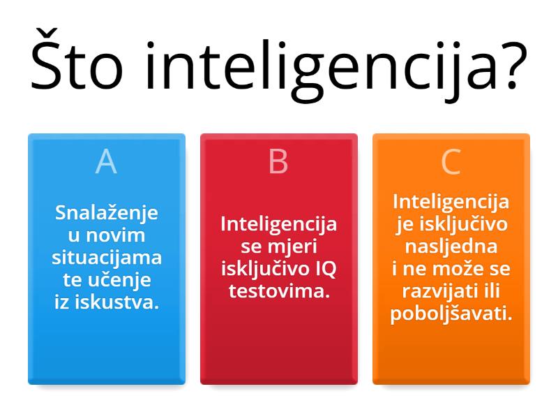 INTELIGENCIJA - Quiz
