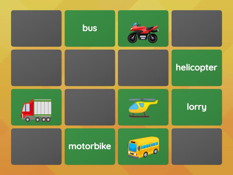 AS2 U6 Transport pairs - Matching pairs