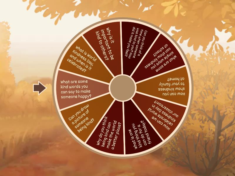 World Kindness Day - Spin the wheel