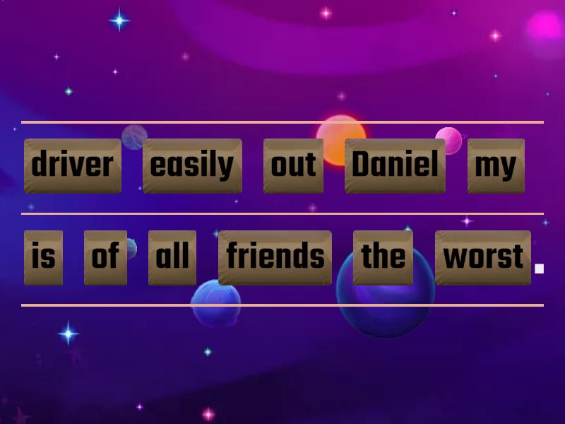 Modifying comparisons - Unjumble