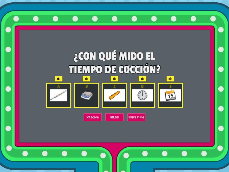 ¿CON QUÉ MIDO? - Gameshow quiz