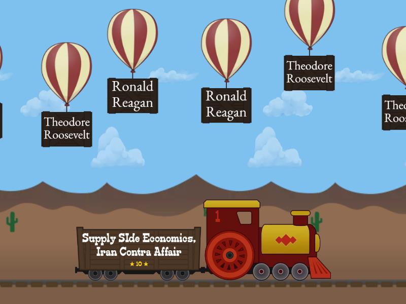 STAAR Review - Presidents - Balloon pop